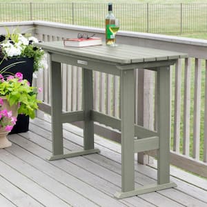 Highwood Lehigh Recycled Plastic Outdoor Counter Height Table Balcony ...