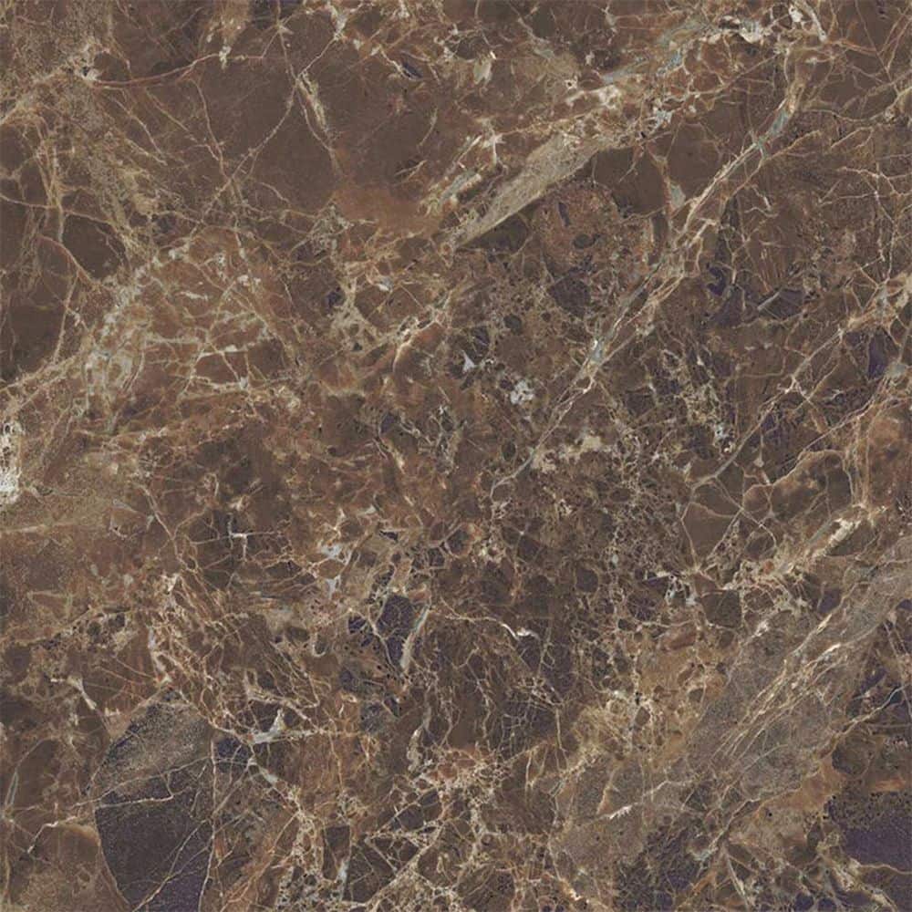 Apollo Tile Regalia 4 in. x 4 in. Matte Bruno Brown Porcelain Veining ...