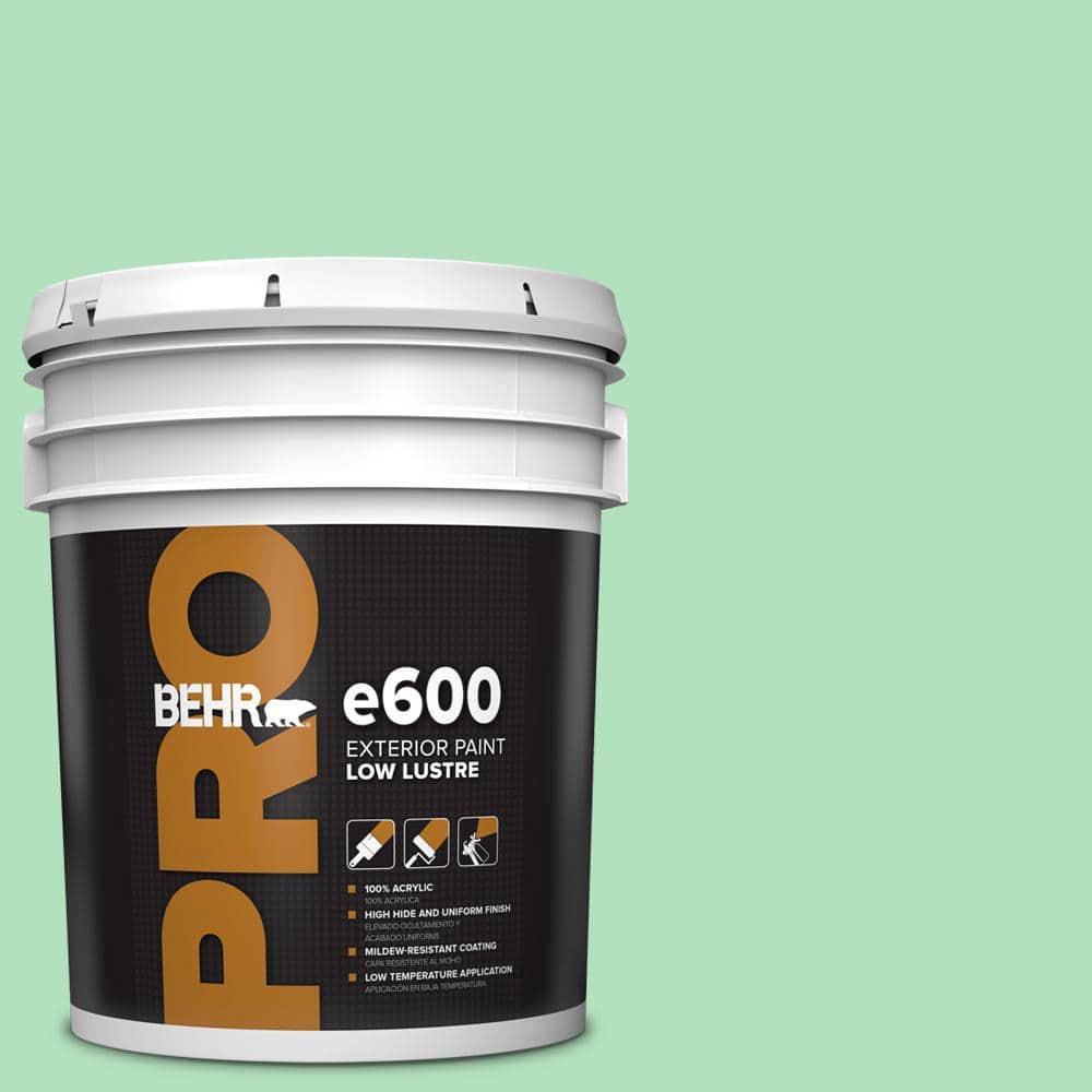 BEHR PRO 5 gal. #P400-3 Folk Tale Low Luster Exterior Paint PR62005 ...