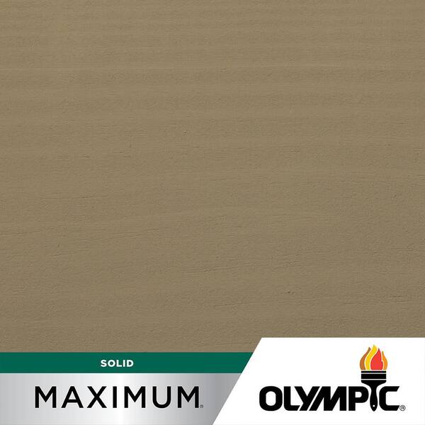 Olympic Maximum 1 gal. SC-1041 Jefferson Tan Solid Color Exterior Stain ...