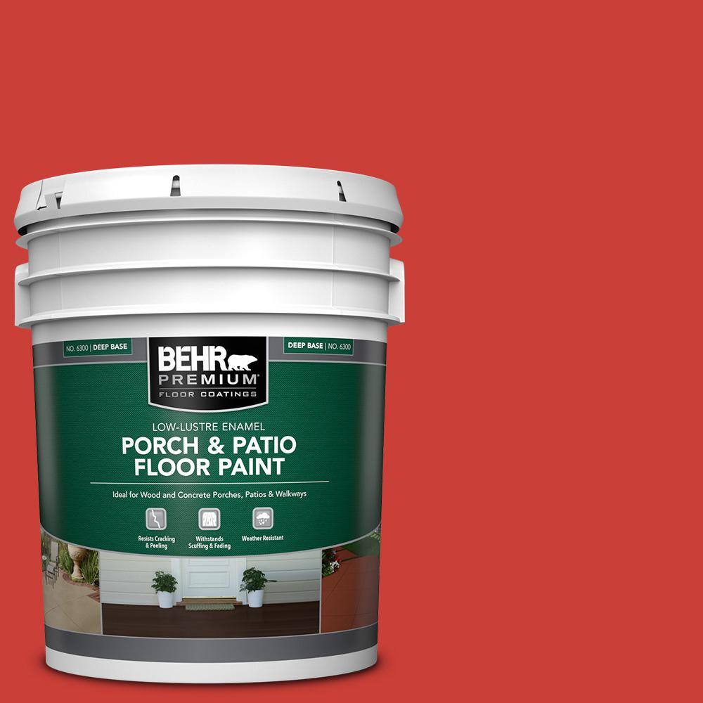 BEHR PREMIUM 5 gal. #P170-7 100 Mph Low-Lustre Enamel Interior/Exterior ...