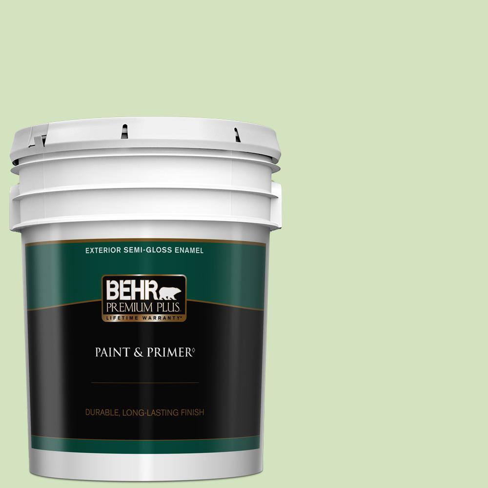 BEHR PREMIUM PLUS 5 gal. #P380-3 Irish Folklore Semi-Gloss Enamel ...