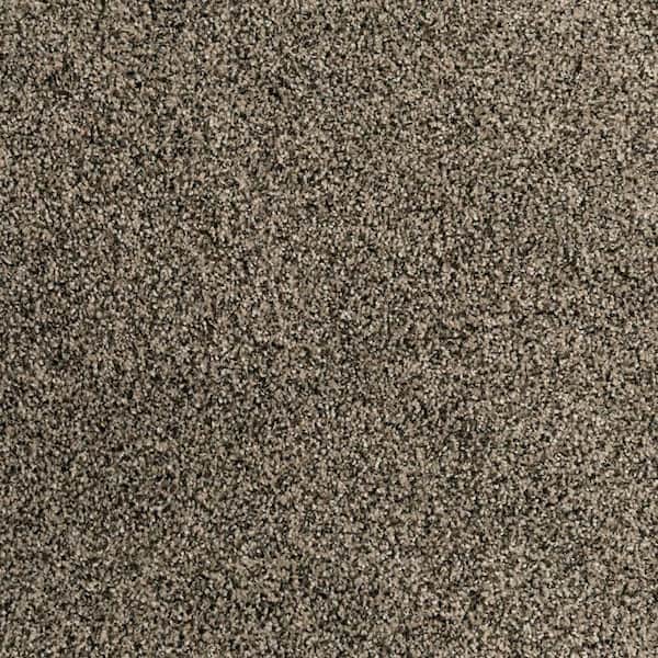 Lifeproof Heartfelt Fashion-Stonework-Gray 68 oz. Nylon Textured Carpet ...