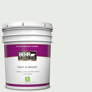 BEHR PREMIUM PLUS 1 gal. #BWC-19 Queen Annes Lace Eggshell Enamel Low ...