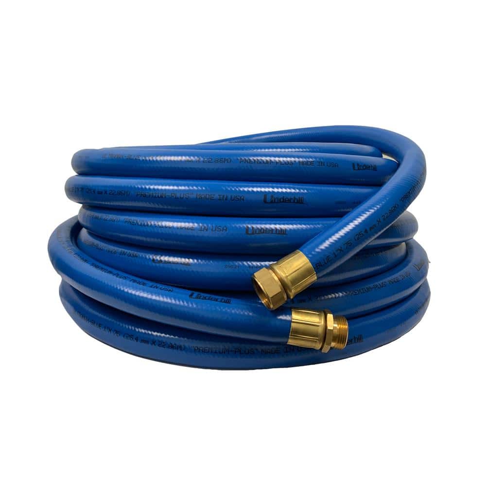 Underhill 1 in. Dia x 75 ft. Heavy-Duty Garden Water Hose H10-075B ...
