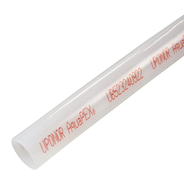 Uponor AquaPEX 3/4 in. x 100 ft. White with Red Print PEX-A Expansion Pipe F4240750R - The Home ...