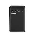 Keystone 4.4 cu. ft. Mini Fridge with Freezer Compartment in Black ...