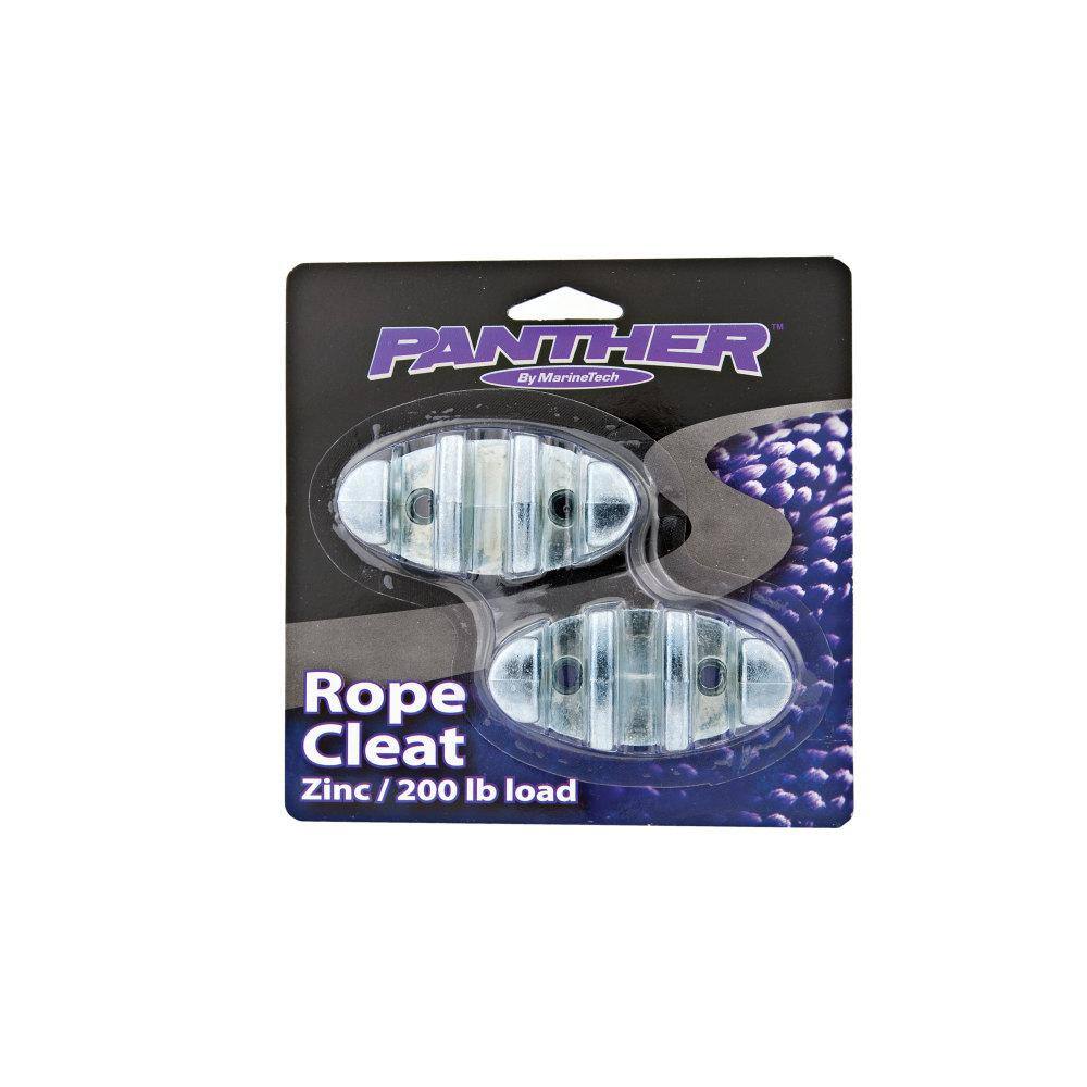Panther Zinc Gripper Rope Cleats - 3" 55-8400 - The Home Depot