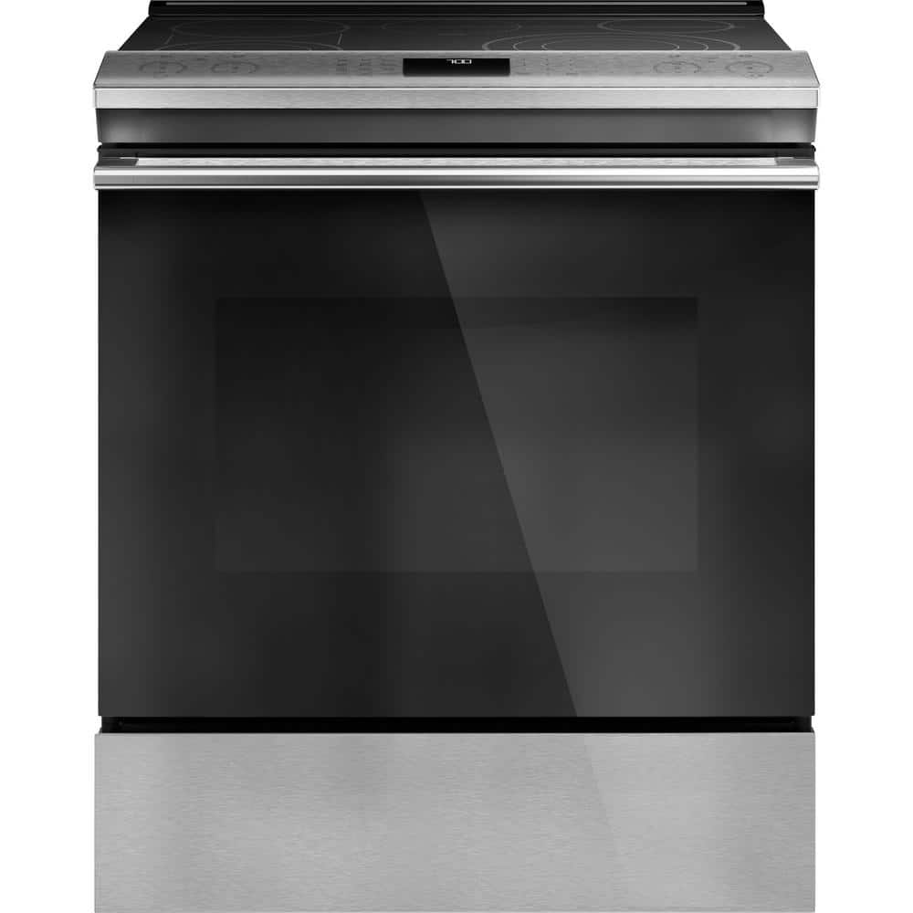 Cafe 30 in. 5.7 cu. ft. Smart Slide-In Electric Range with Self ...