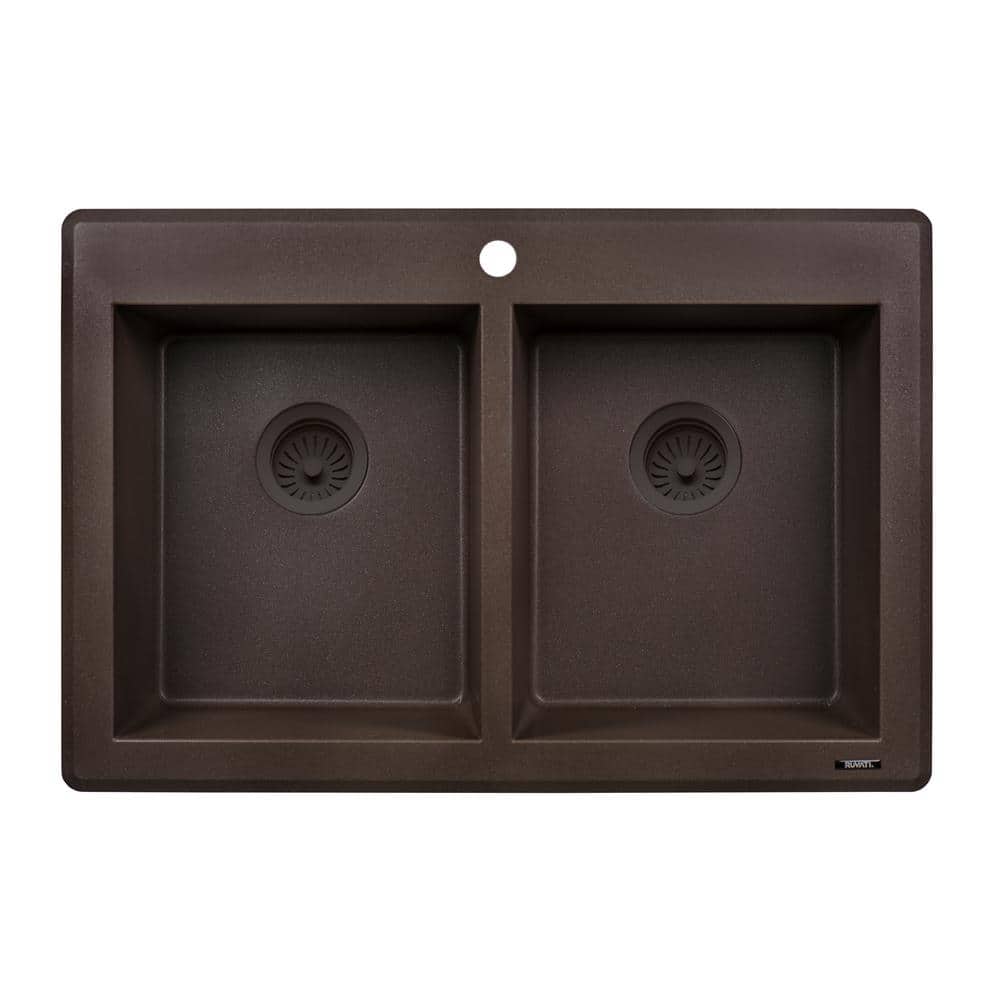 Have a question about Ruvati Epigranite 33 in. Drop-in Double Bowl ...