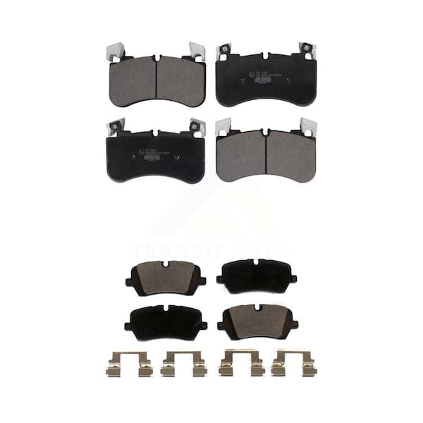 TEC Front Rear Ceramic Brake Pads Kit For 2018 Land Rover Range 3.0L ...