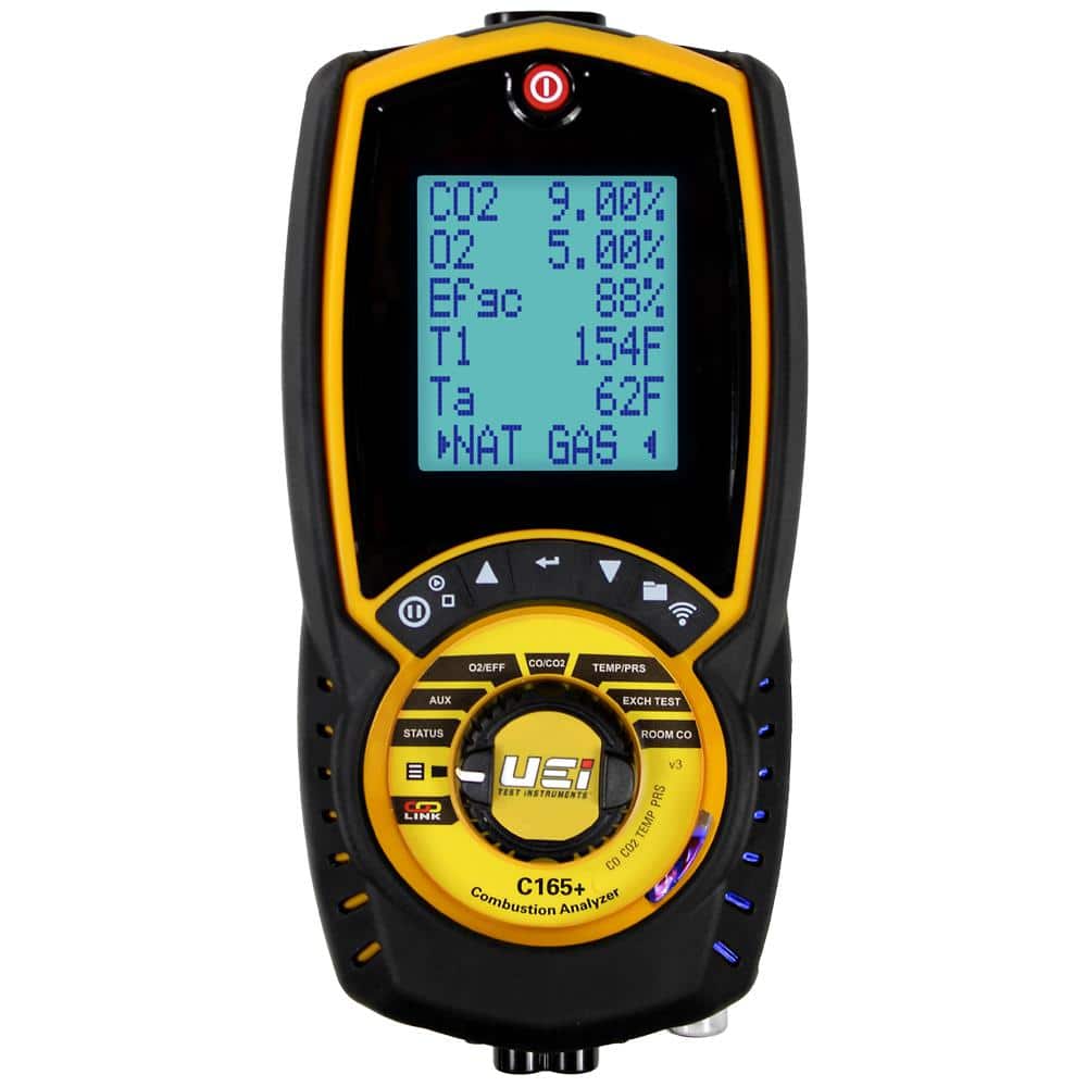 UEi Test Instruments Residential/Commercial Combustion Analyzer C165 ...