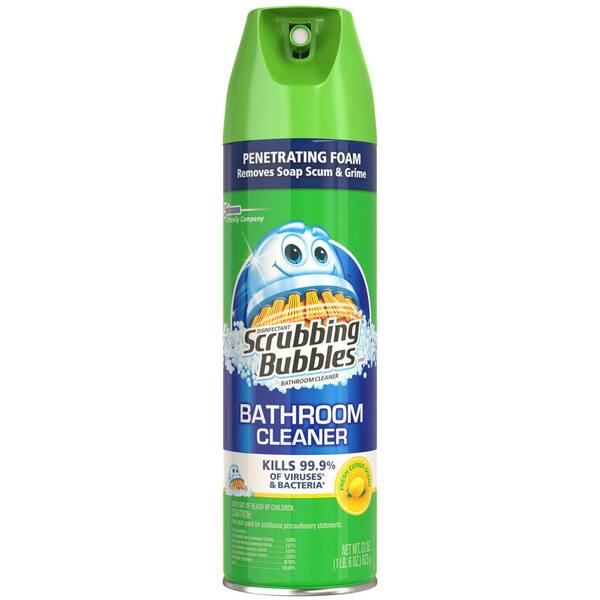 Scrubbing Bubbles 22 oz. Lemon Scent Bathroom Cleaner 024705 - The Home ...