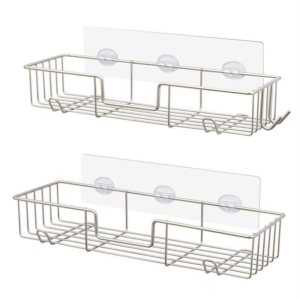 Dracelo Wall Mounted Bathroom Shower Caddies Coner Storage Shelves with ...