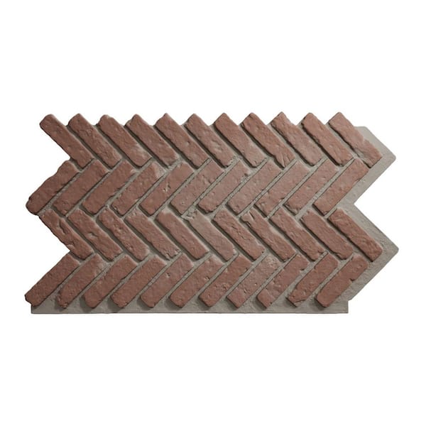 Ekena Millwork Everstone Cobblestone 23.75 in. x 48 in. Urethane ...