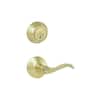 Defiant Naples Polished Brass Combo Pack with Single Cylinder Deadbolt ...
