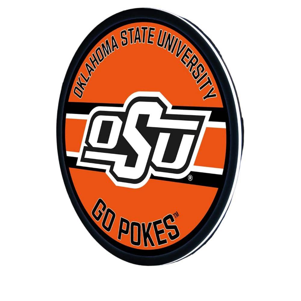 Evergreen Oklahoma State University 15 in. Round Plug-in LED Lighted ...