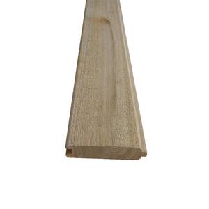 1 in. x 4 in. x 8 ft. Knotty Cedar Tongue and Groove Board 727956 - The ...