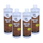 Pool Mate 1 qt. Pool Metal Out Stain and Mineral Remover (4-Pack) 1 ...