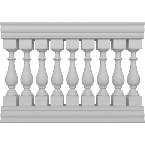 Ekena Millwork Fiberthane Traditional Balustrade 36 in. L x 37 in. H ...