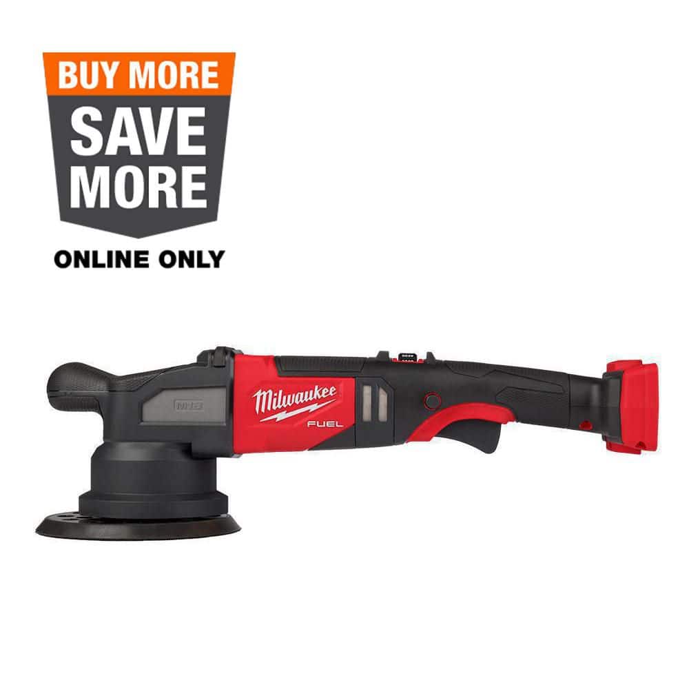 Milwaukee M18 FUEL18V Lithium-Ion Brushless Cordless 21MM DA Polisher ...