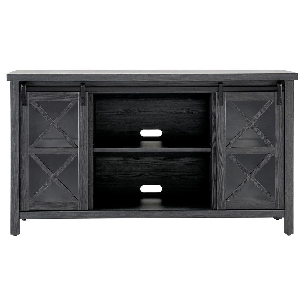 Meyer&Cross Clementine 58 in. Charcoal Gray TV Stand Fits TV's up to 65 ...