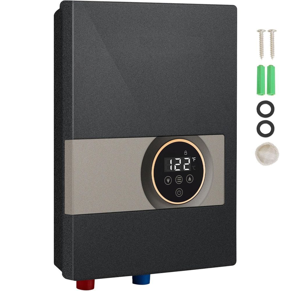 SKYSHALO Instant Water Heater, 13. 8kw Electric Tankless Water Boiler ...