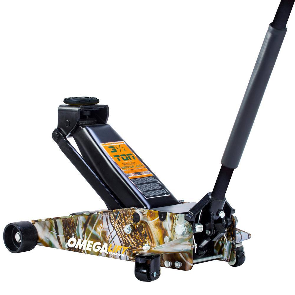 Omega Lift 3.5-Ton Magic Lift Hydraulic Service Jack-29037CAMO - The ...
