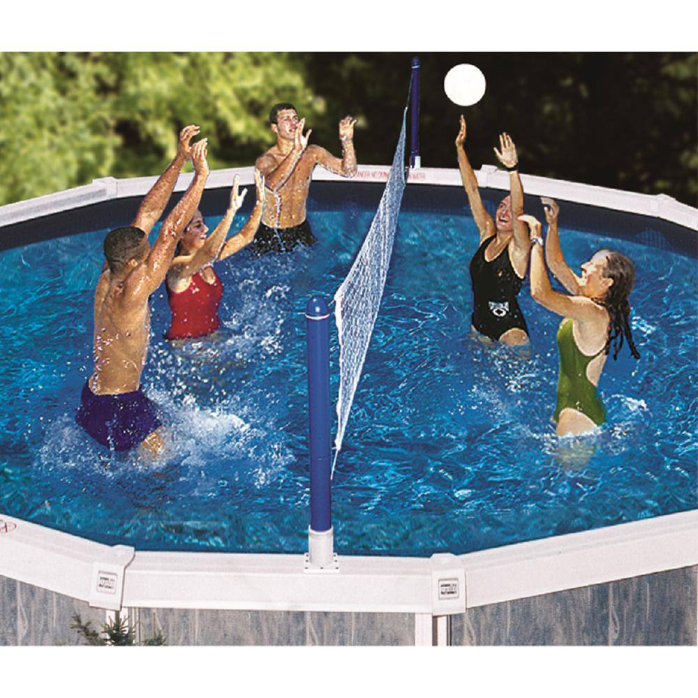 Swimline Jammin Cross-Pool Above Ground Water Volleyball Game 9187 ...