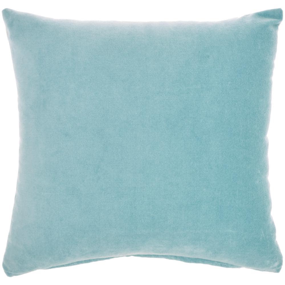 Mina Victory Lifestyles Aqua 16 in. x 16 in. Throw Pillow 087180 - The ...