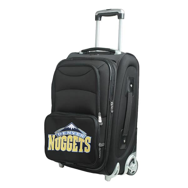 Denco NBA Denver Nuggets 21 in. Black Carry-On Rolling Softside ...