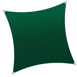 AMGO 20 ft. x 24 ft. Rectangle Super Ring Sun Shade Sail 260 GSM Heavy ...