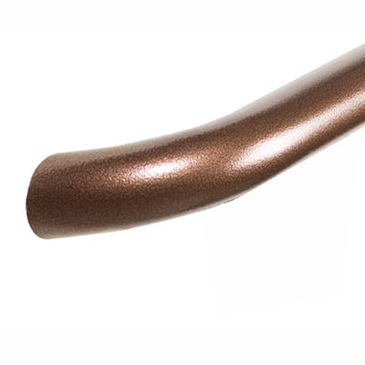 EZ Handrail 8 ft. Copper Vein Aluminum Round Straight Handrail Kit ...