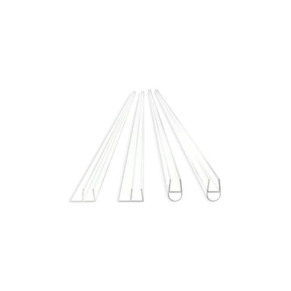 KOHLER Sliding Bath Or Shower Door Seal Kit For 1/4"-Thick Glass 705142 ...