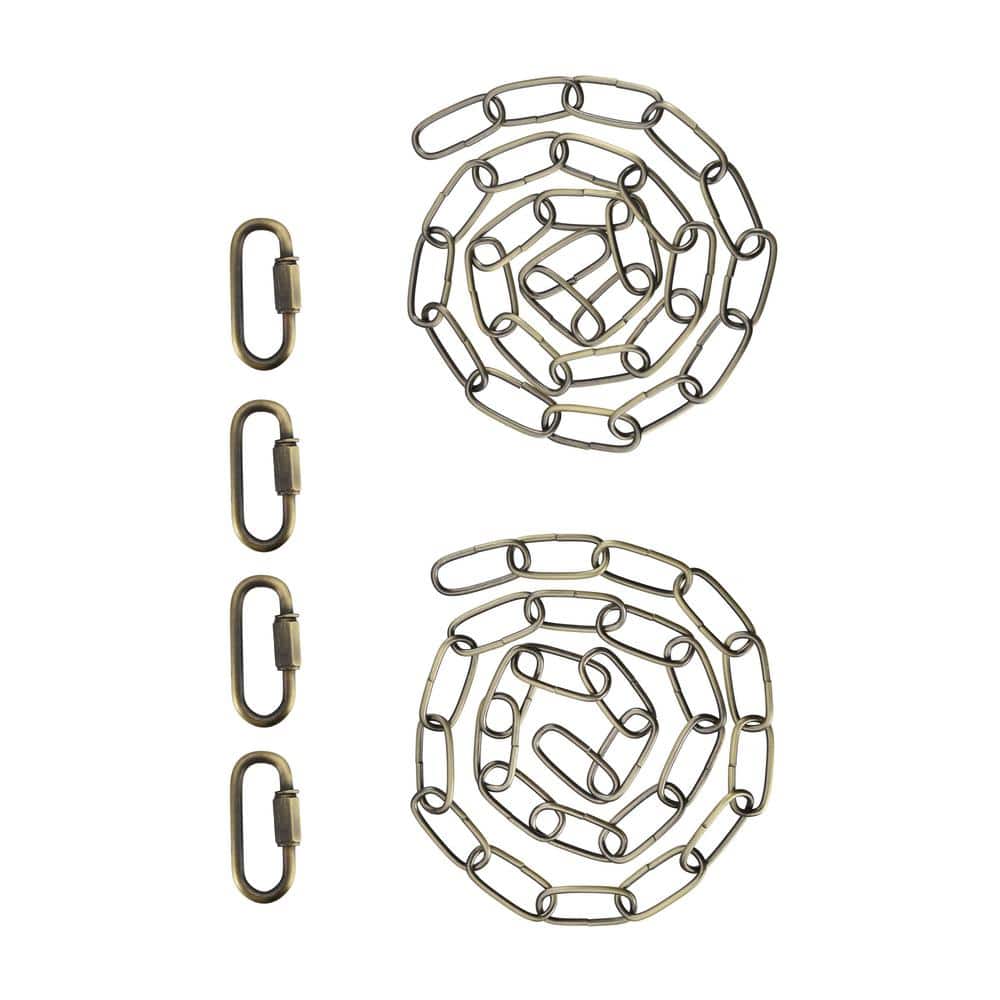 Steel 3 ft. Chain & Quick Link Connector/Hanging Max.40 lbs.-Lighting ...