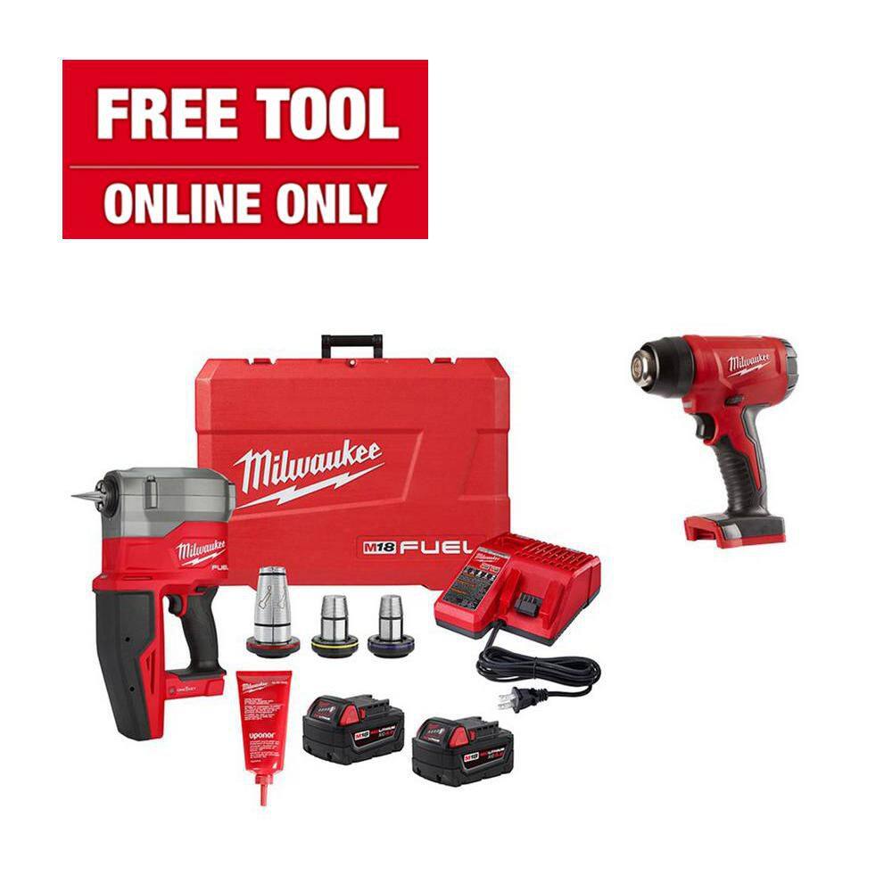 Milwaukee M18 Fuel 18-Volt Lithium-Ion Brushless Cordless 1/2 in. - 2 ...