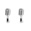 Pyle Vintage Retro Style Dynamic Studio Vocal Microphone (2 Pack) 2 x ...