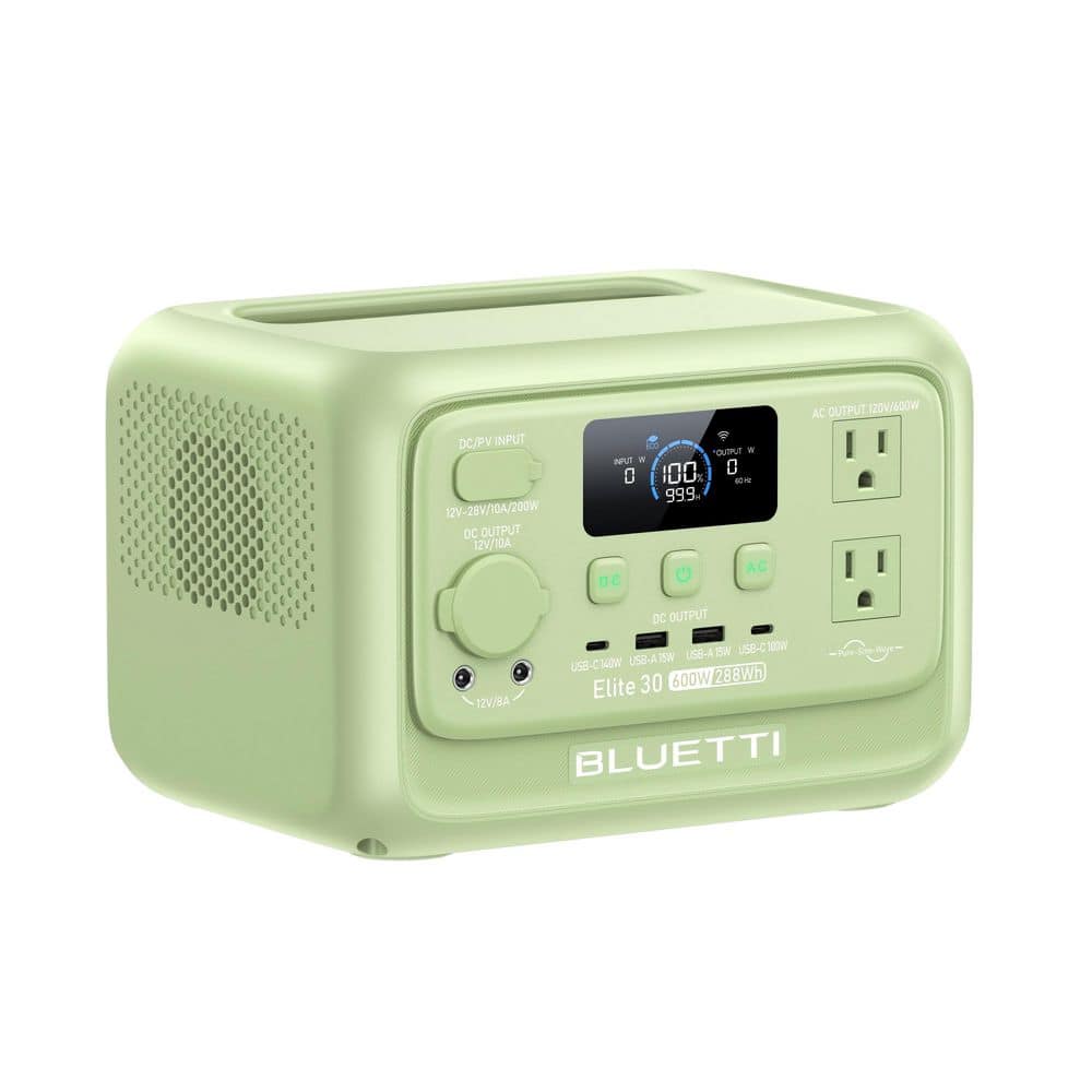 BLUETTI 600W Continuous/1500W Peak Output 288Wh Portable Power Station ...