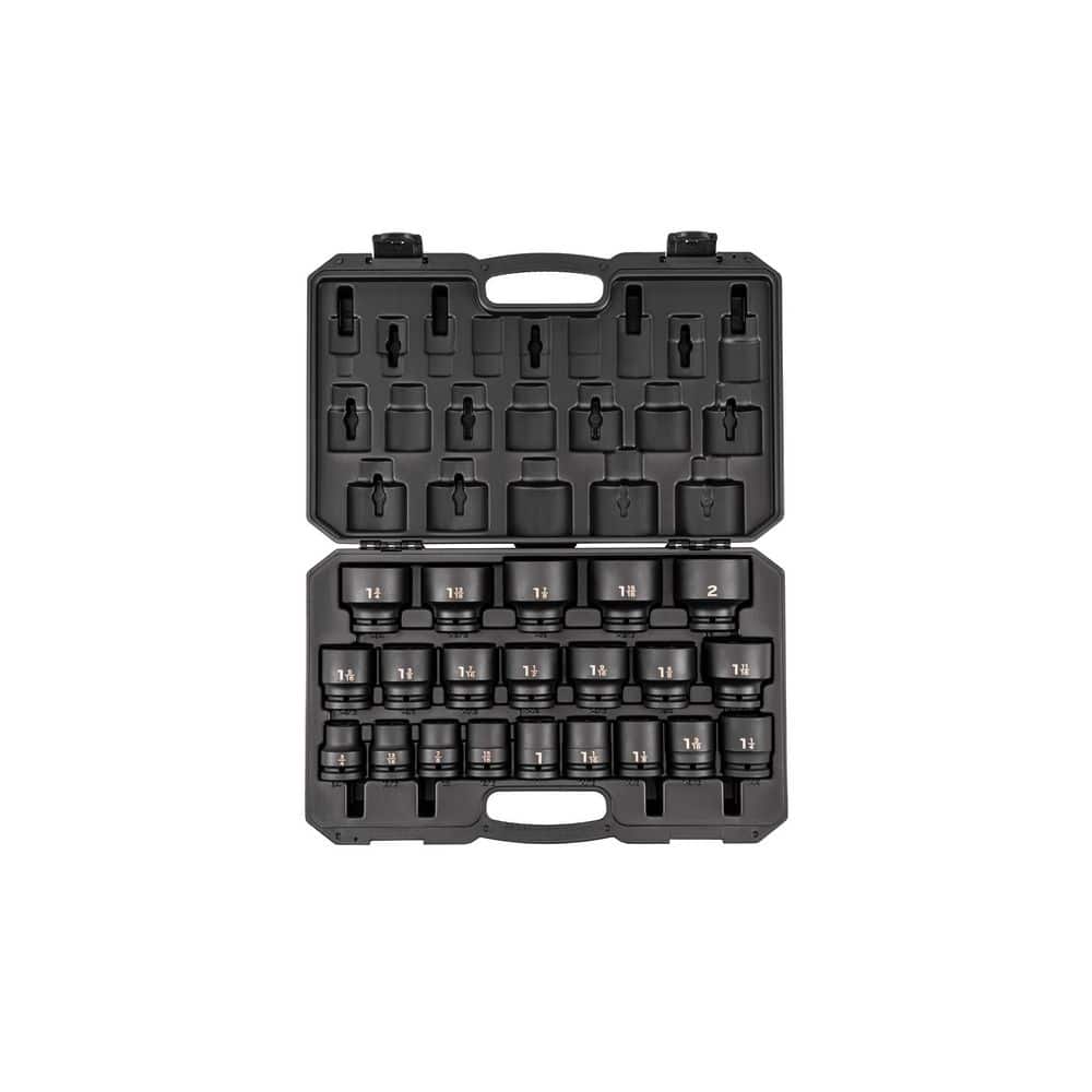 TEKTON 3/4 in. Drive 6-Point Impact Socket Set with Case, 21-Piece (3/4 ...