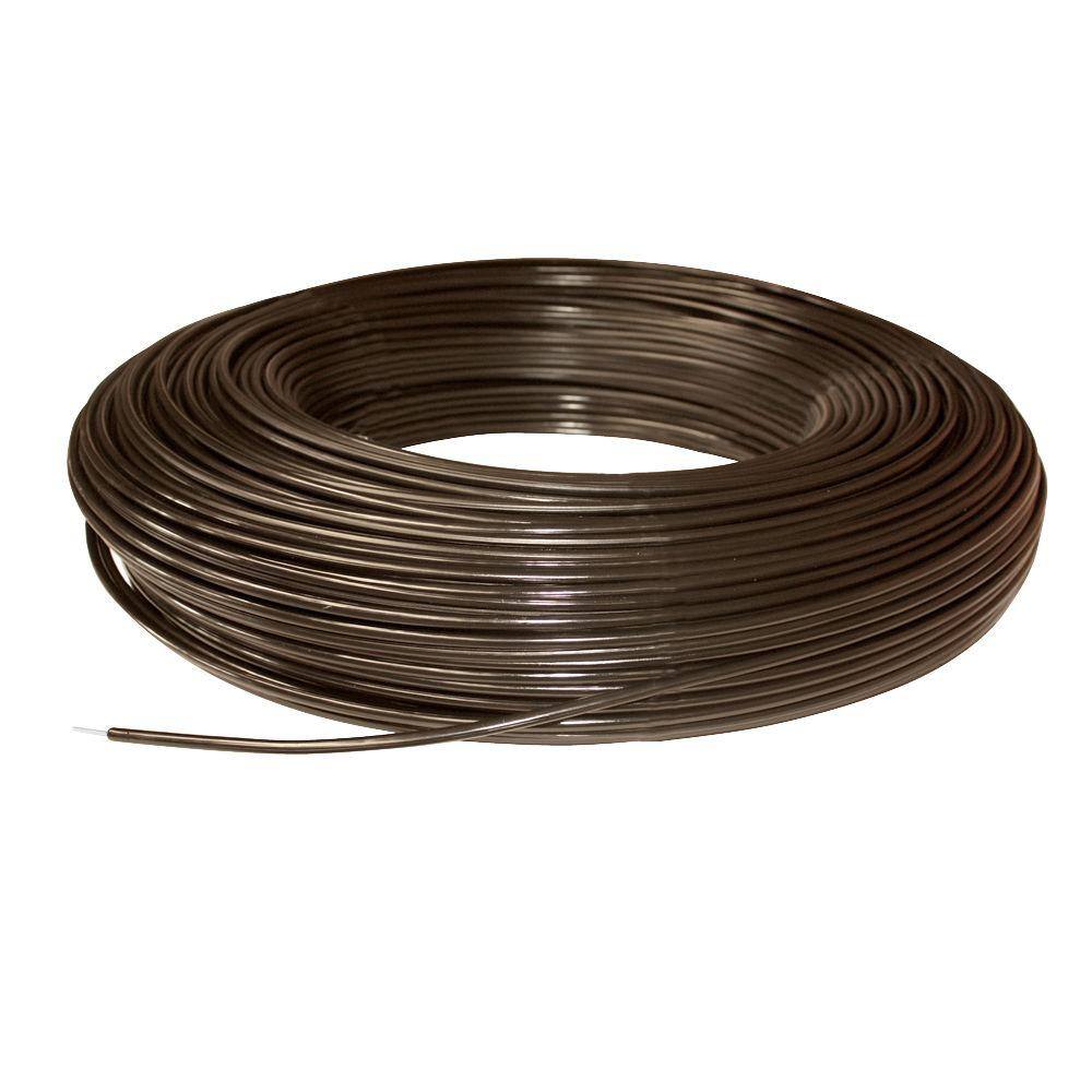 PolyPlus 1320 Ft 12 5 Gauge Brown Safety Coated High Tensile Horse 