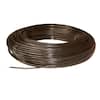 PolyPlus 1320 ft. 12.5-Gauge Brown Safety Coated High Tensile Horse ...