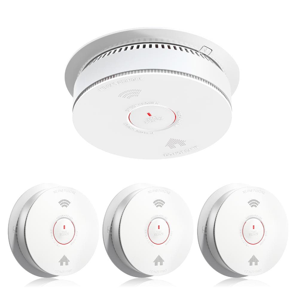 Innolink 10-Years Sealded Battery Operated Smoke Detector, Fire Alarm ...