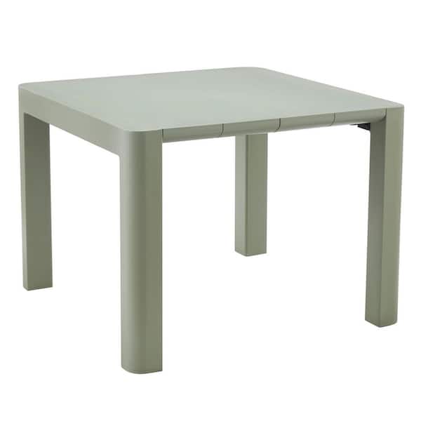 Patioflare Recycled Plastic Outdoor Dining Patio Table, 40 in. Square ...