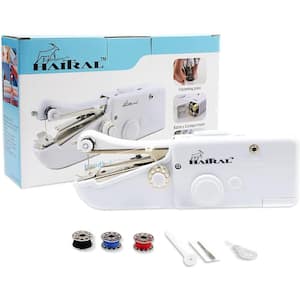 SMARTEK 2 Stitch Mini Sewing Machine with Pedal RX-08 - The Home Depot