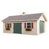 HomePlace Structures 14 ft. x 24 ft. Statesman Garage with Floor ...