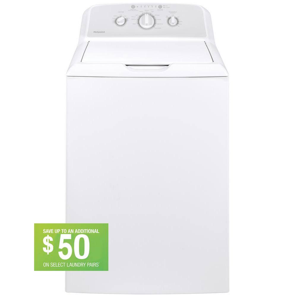 Reviews for Hotpoint 3.8 cu. ft. Top Load Washer with Stainless Steel ...