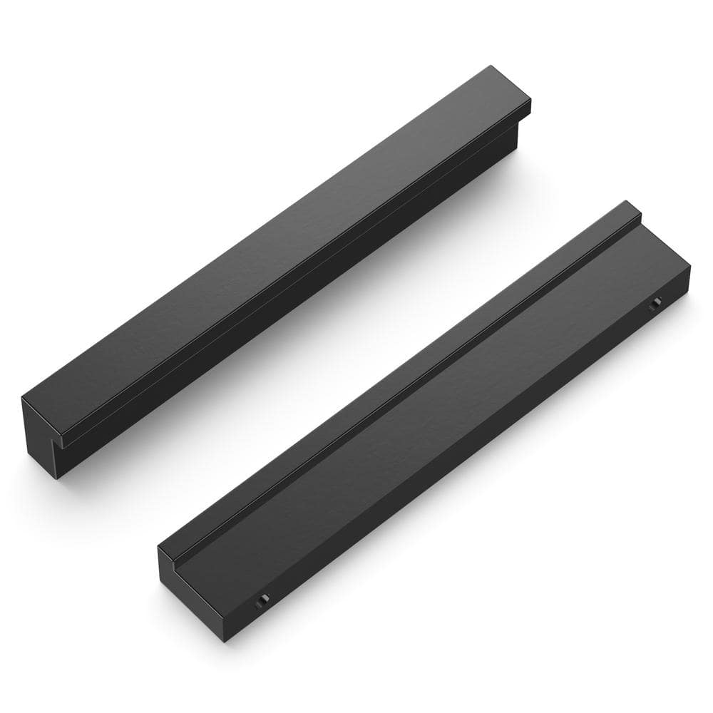 HICKORY HARDWARE Streamline 3-3/4 in.96 mm Center-to-Center Flat Onyx ...