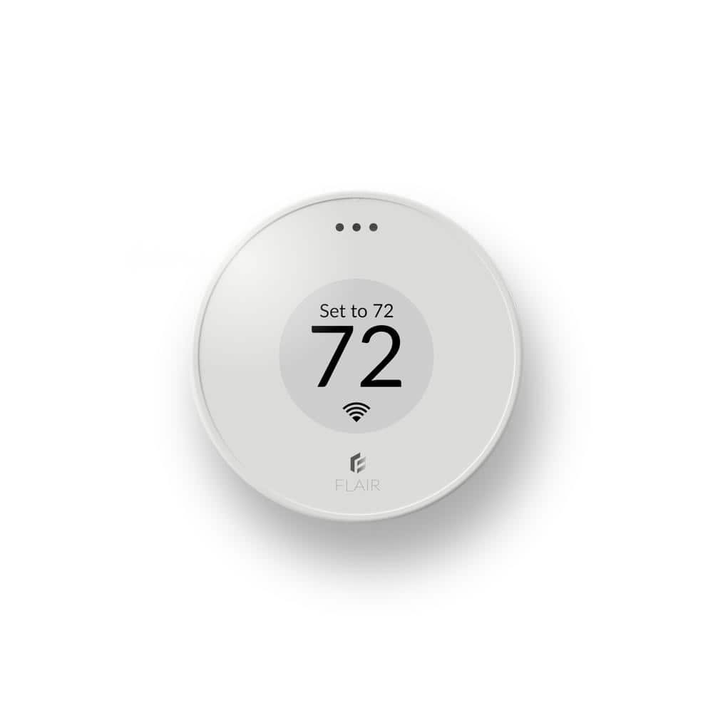 Reviews For FLAIR Puck WiFi Wireless Thermostat Sensor In Pearl White