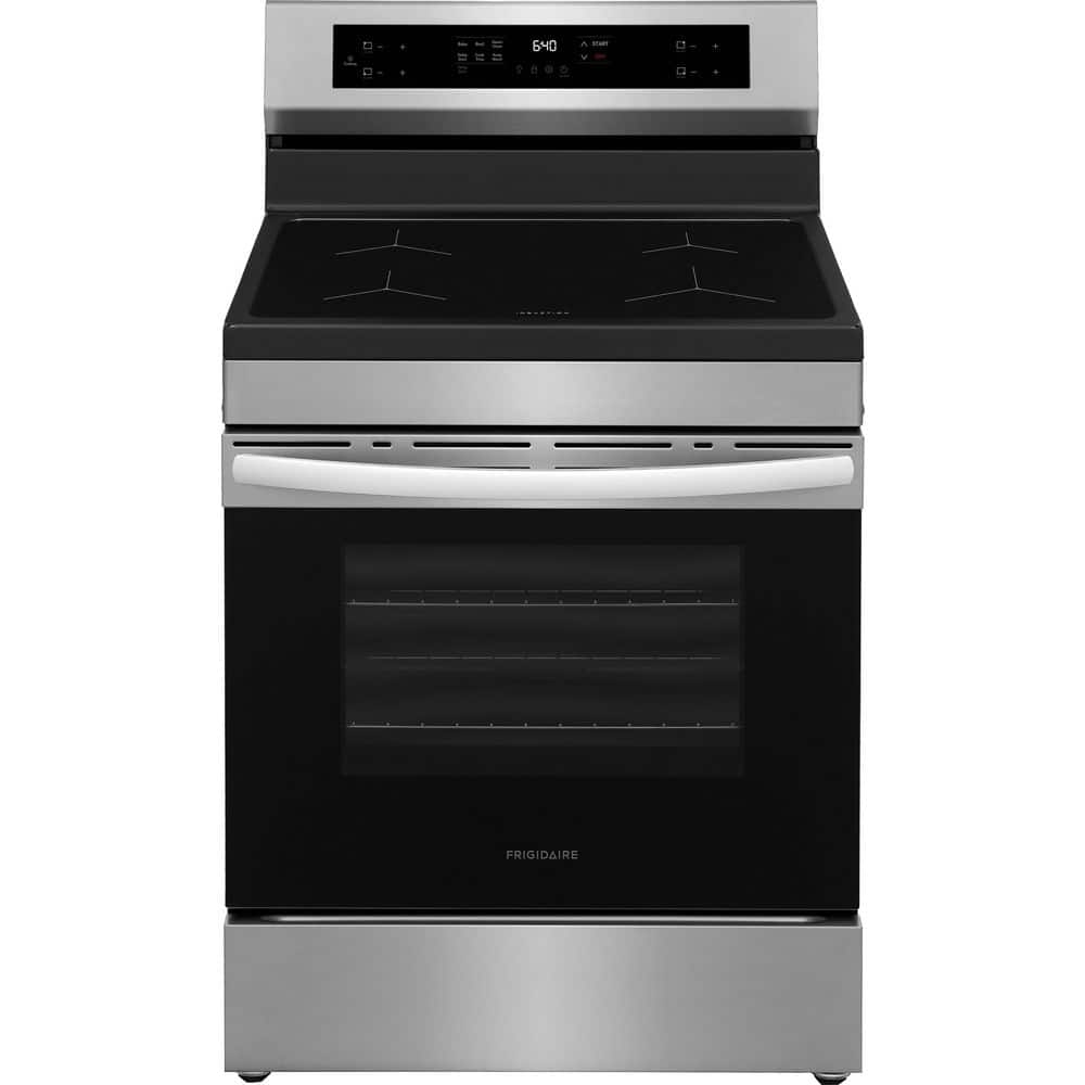 Frigidaire 30 in. 4 Burner Elements Free-Standing Induction Range in ...