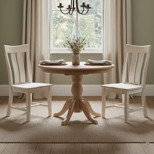 International Concepts Ava Honey Solid Wood Side Chair, Set of 2 CI97 ...